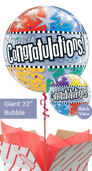 Buy Large Congratulations Stars Helium Balloon Online | look4balloons ...